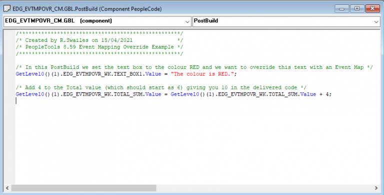 859 Event Mapping Override Peoplesoft Edge 1343
